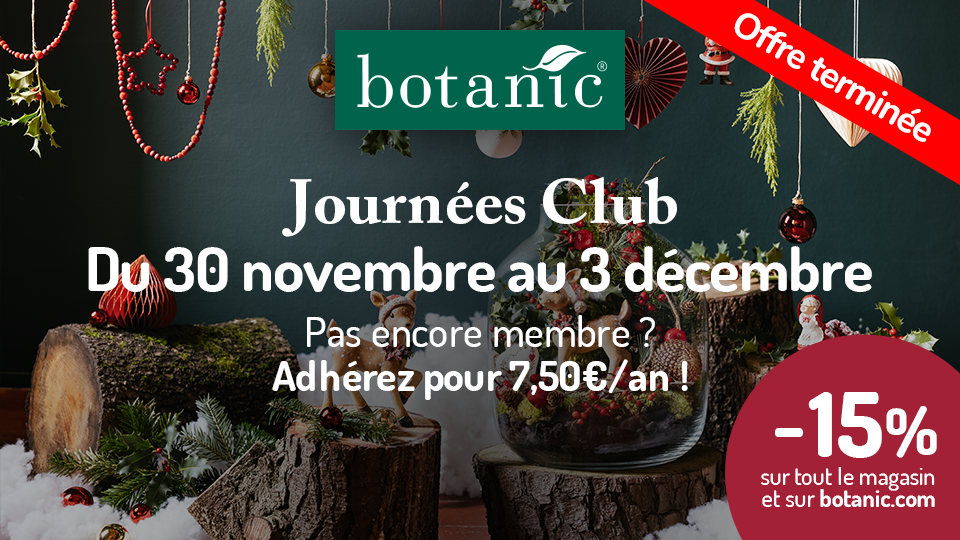 -15% sur tout le magasin botanic® ! - Fidme